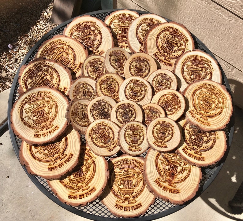 Disc Golf Trophies Engraved Tree Slabs - Etsy