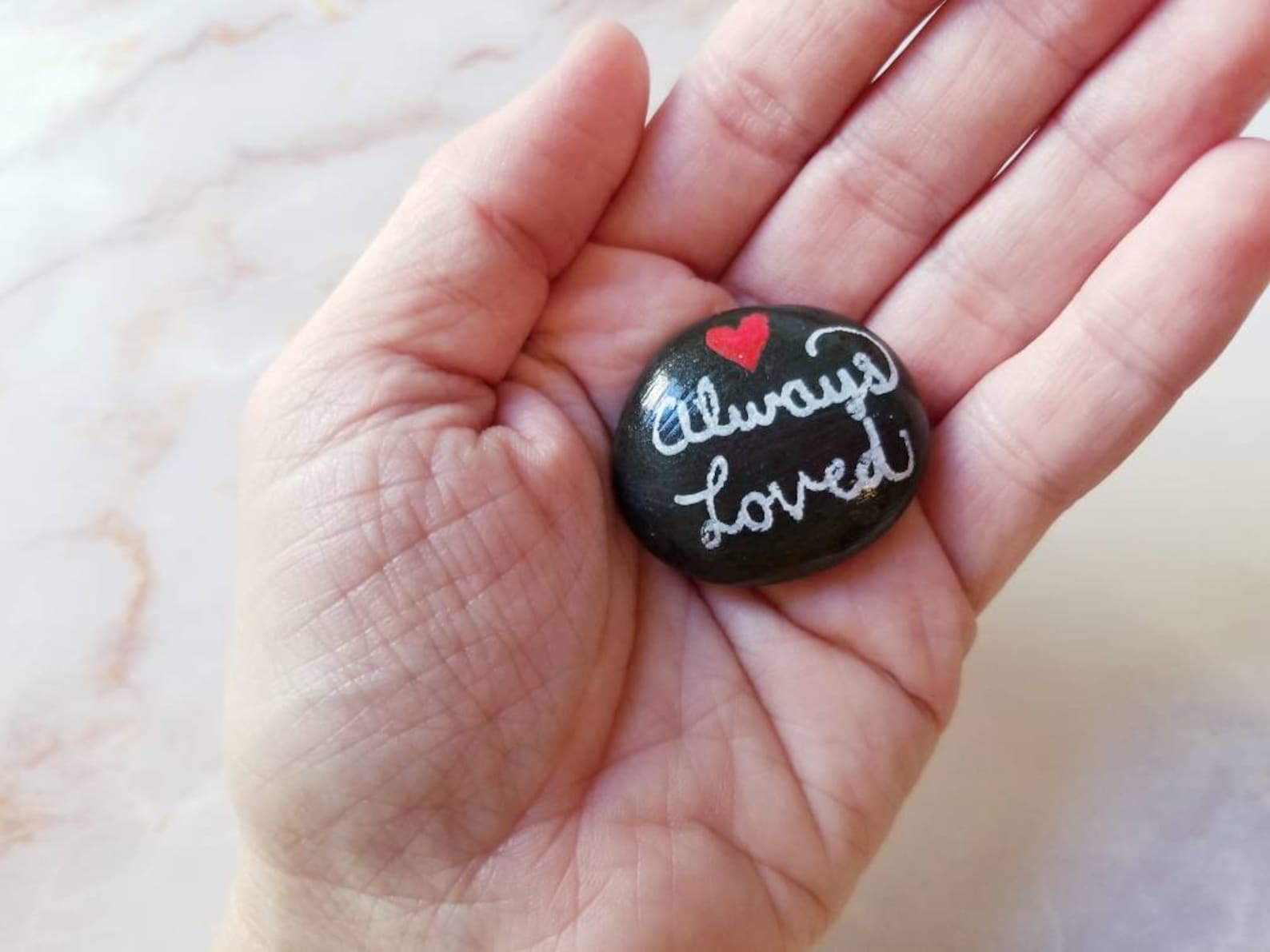 Bereavement Word Stones Handpainted Grief & Loss Rocks | Etsy