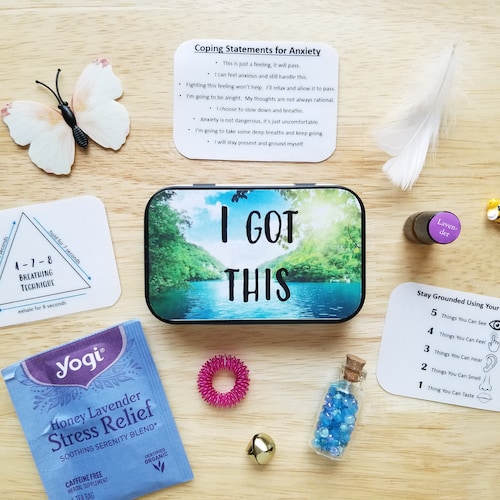 Mini Calm Down Kit for Teens Coping Skills Box Mindful - Etsy