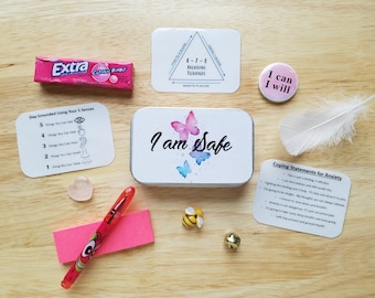 Mini Calm Down Kit for Teens Coping Skills Box Mindful | Etsy