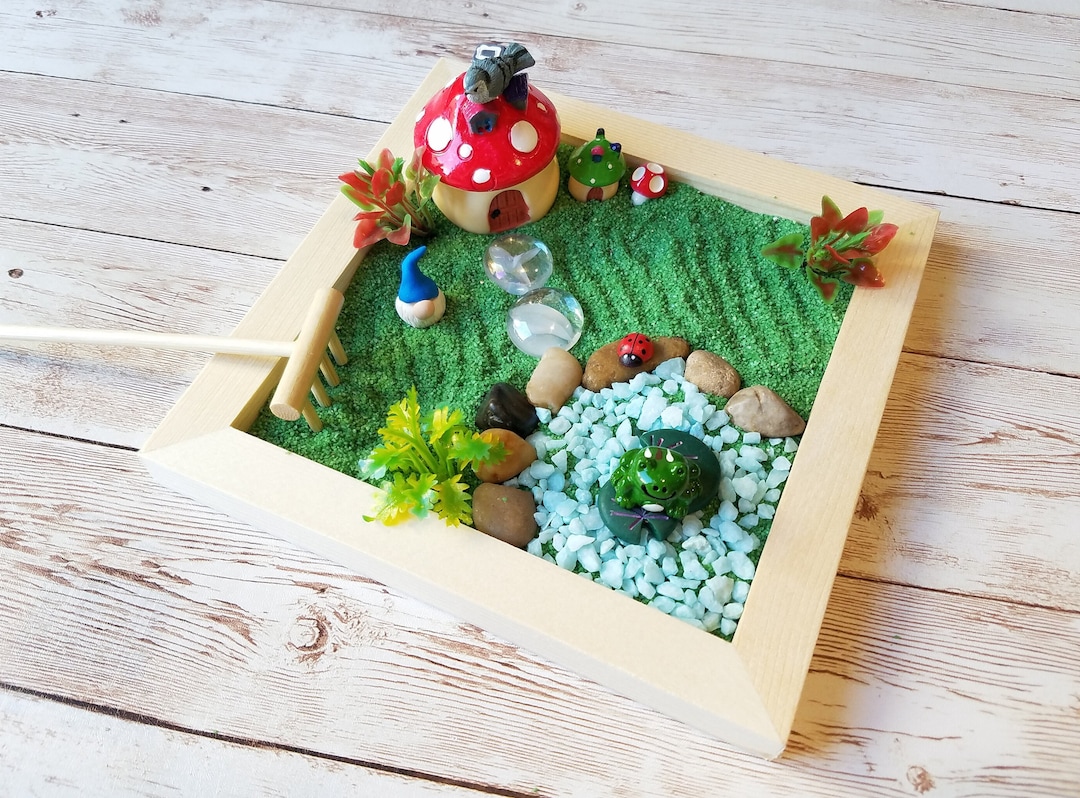 Zen Garden Kit, DIY Zen, Gnome Zen Garden, Relaxing Gift, Mindfulness ...