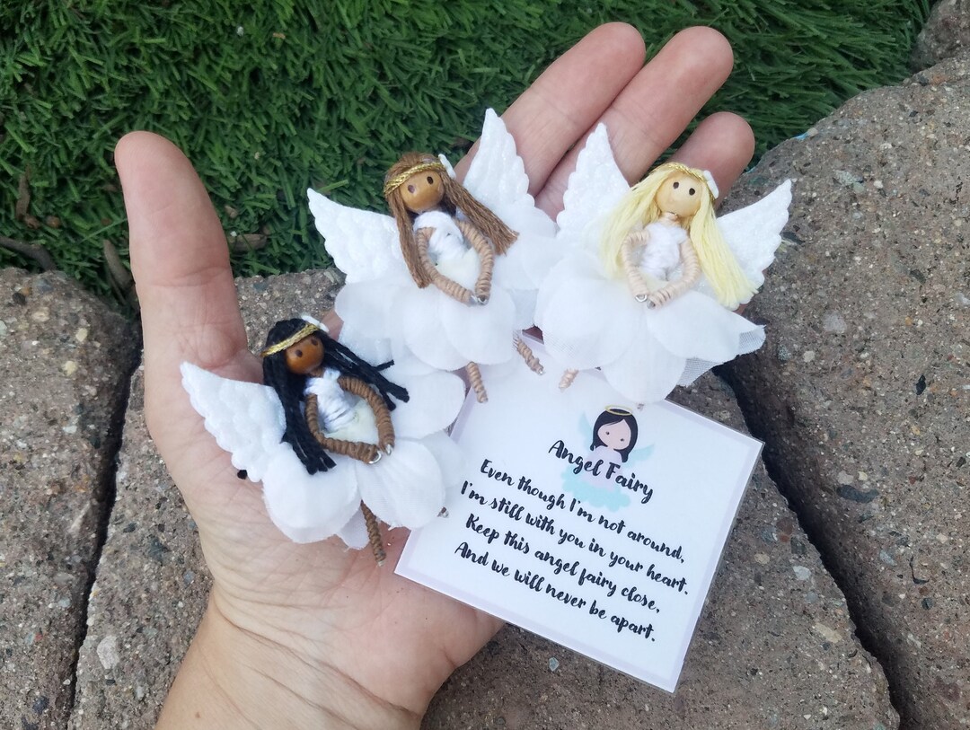 Mini Angel Doll, Miniature Handmade Angel Fairy, Miniature Angel ...