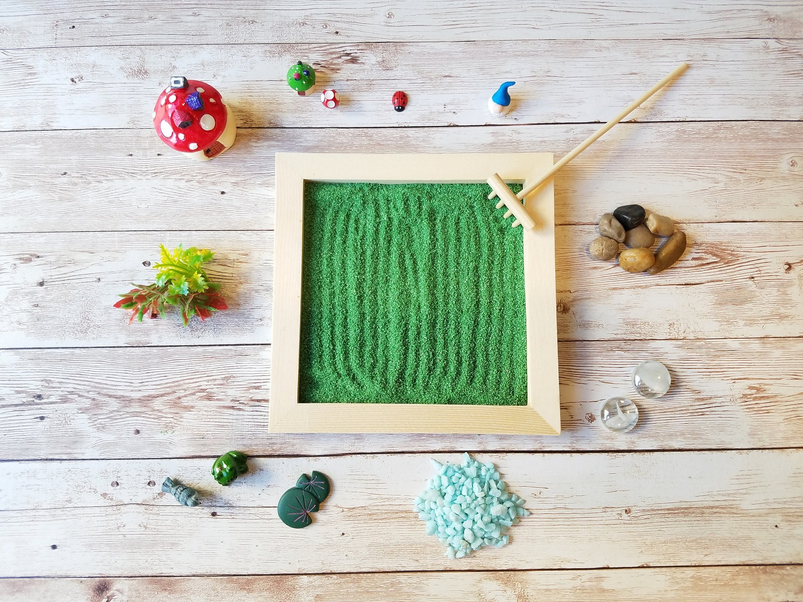 Zen Garden Kit, DIY Zen, Gnome Zen Garden, Relaxing Gift, Mindfulness ...