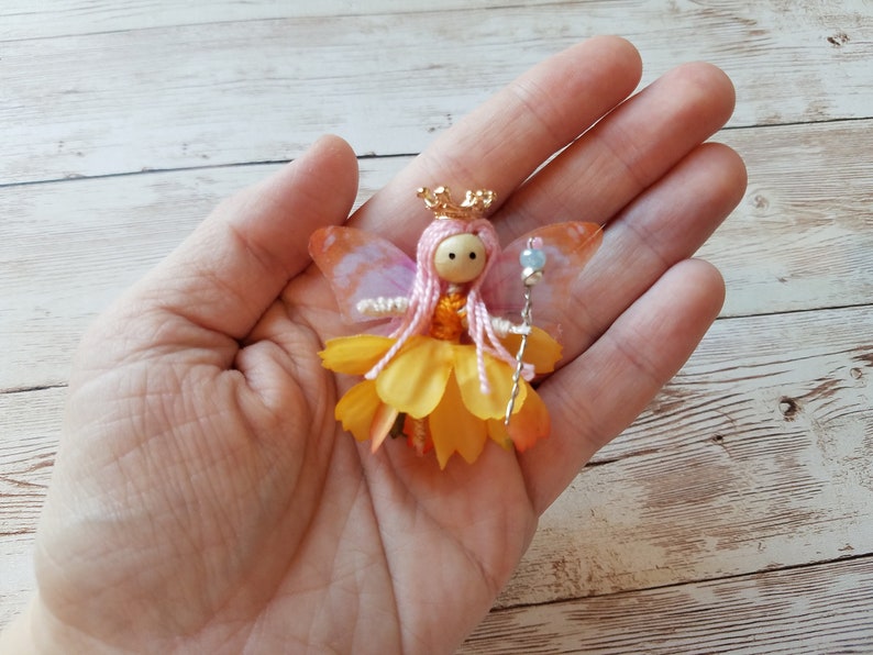 Fairy Doll Mini Handmade Fairy Doll Miniature Fairy Fairy - Etsy