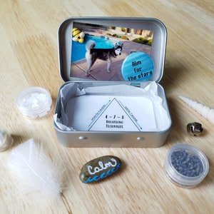 Mini Calm Down Kit, Coping Skills Toolbox, Mindful Grounding Technique ...