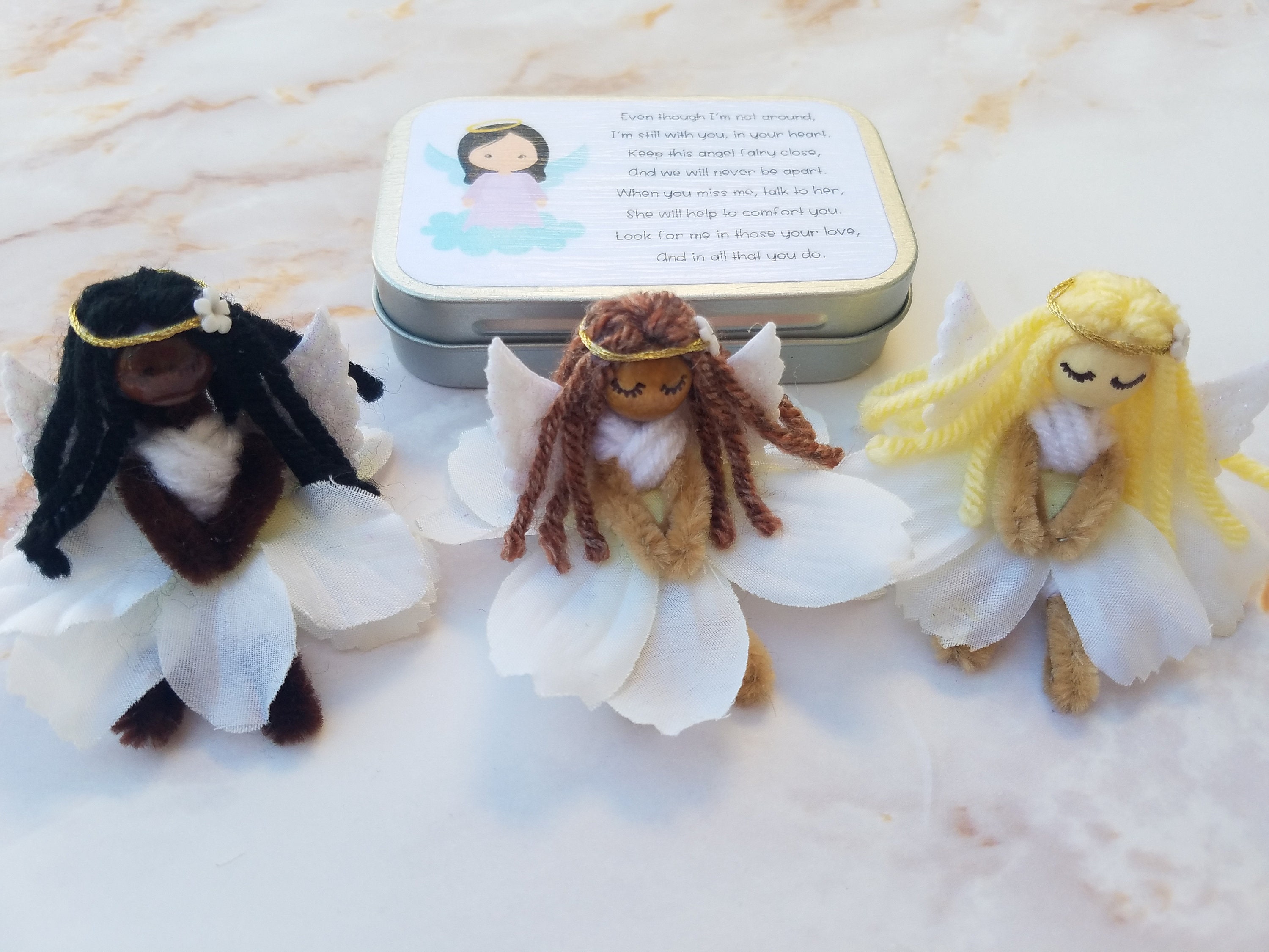Miniature Handmade Angel Doll in Tin Grief Poem Child Grief - Etsy