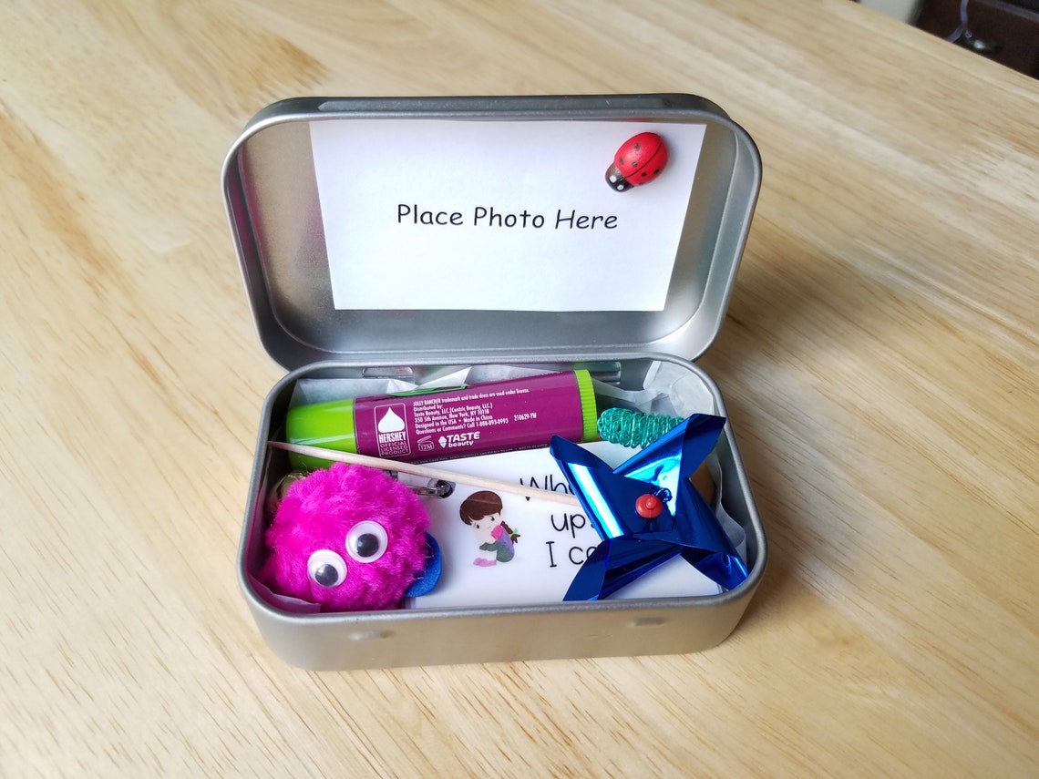 Mini Calm Down Kit for Kids, Coping Skills Box, Mindful Grounding ...