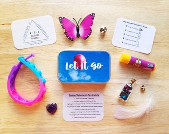 Mini Calm Down Kit for Kids Coping Skills Box Mindful | Etsy