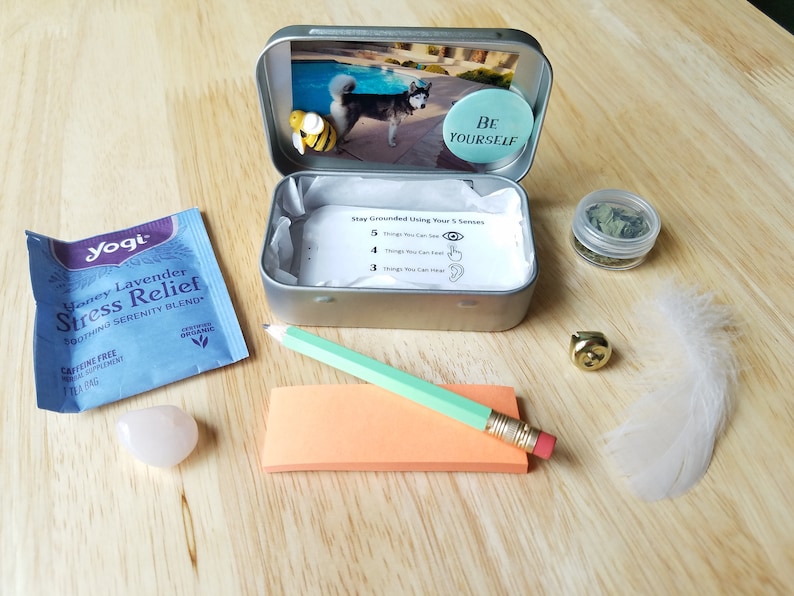 Mini Calm Down Kit Coping Skills Toolbox Mindful Grounding - Etsy