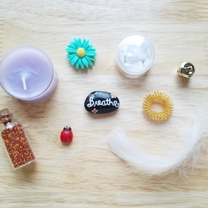 Mini Calm Down Kit, Coping Skills Toolbox, Mindful Grounding Technique ...