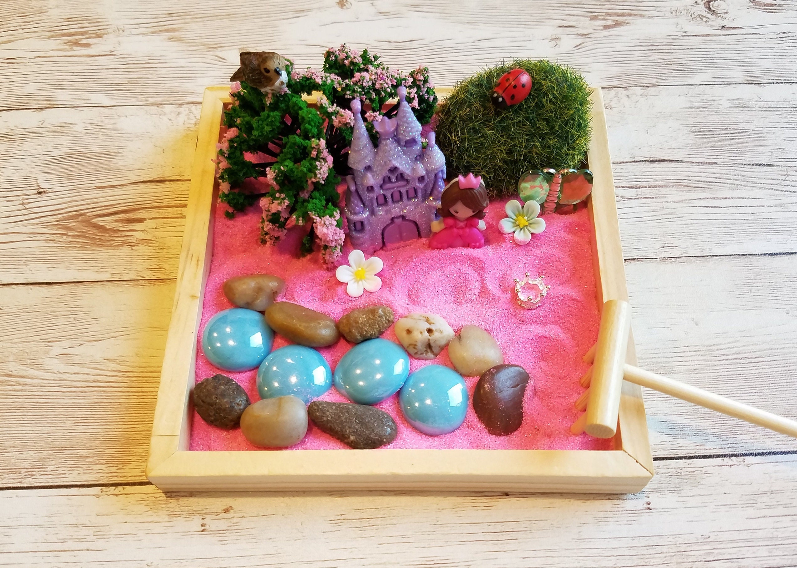 Zen Garden Kit, DIY Zen, Princess Zen Garden, Relaxing Gift ...