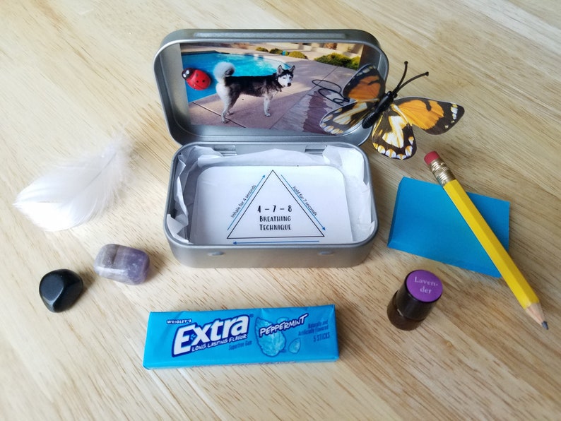 Mini Calm Down Kit Coping Skills Toolbox Mindful Grounding - Etsy