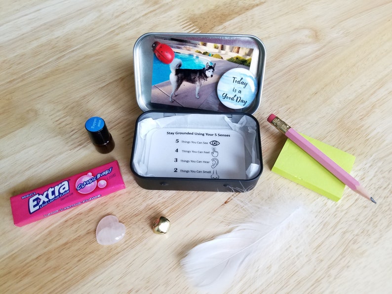 Mini Calm Down Kit Coping Skills Toolbox Mindful Grounding - Etsy