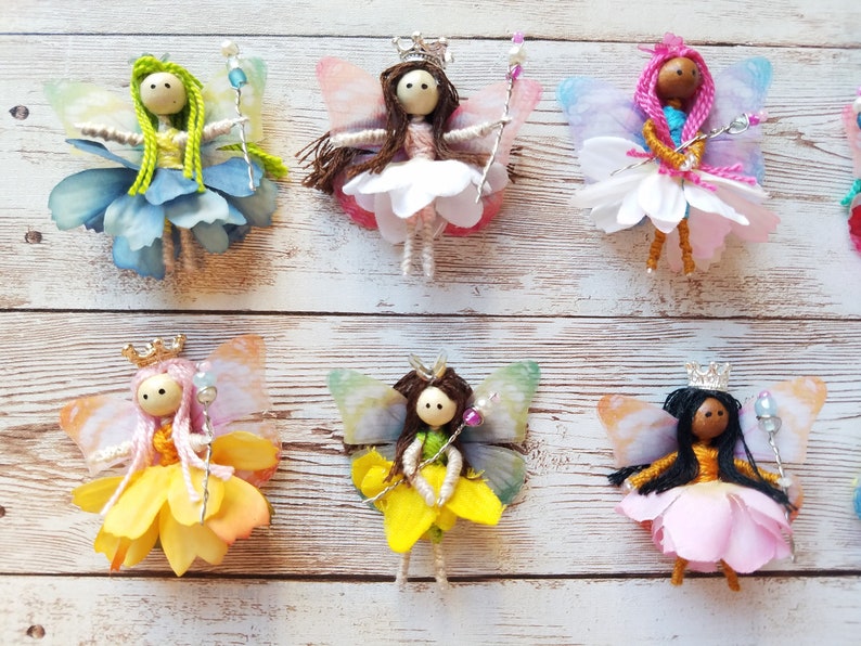 Fairy Doll Mini Handmade Fairy Doll Miniature Fairy Fairy - Etsy