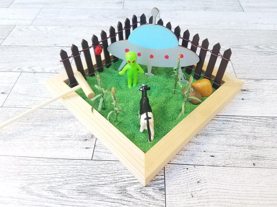 Alien Zen Garden Kit, DIY Zen, UFO Zen Garden, Relaxing Decor ...