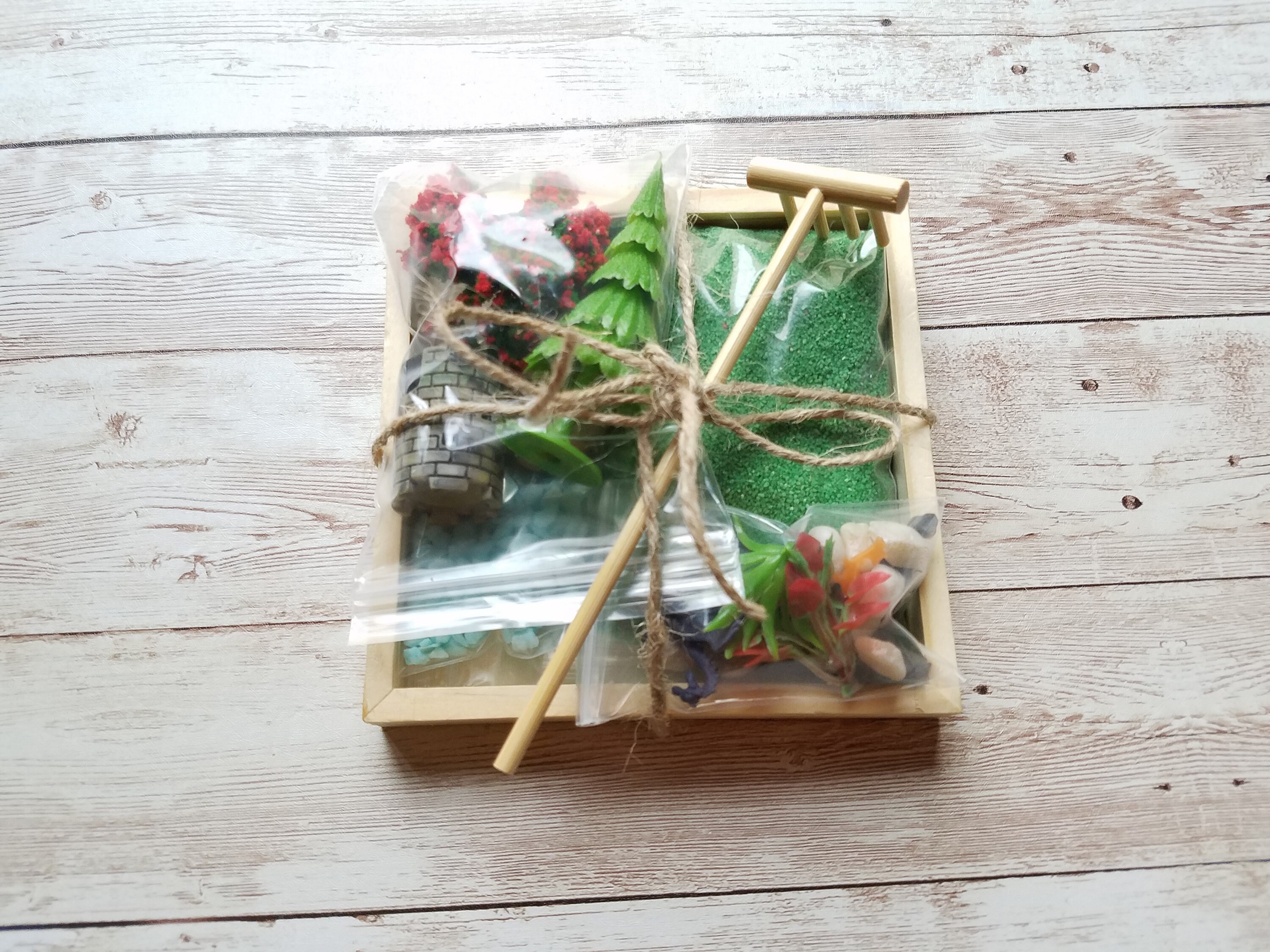 Zen Garden Kit, DIY Zen, Castle Dragon Zen Garden, Relaxing Gift ...