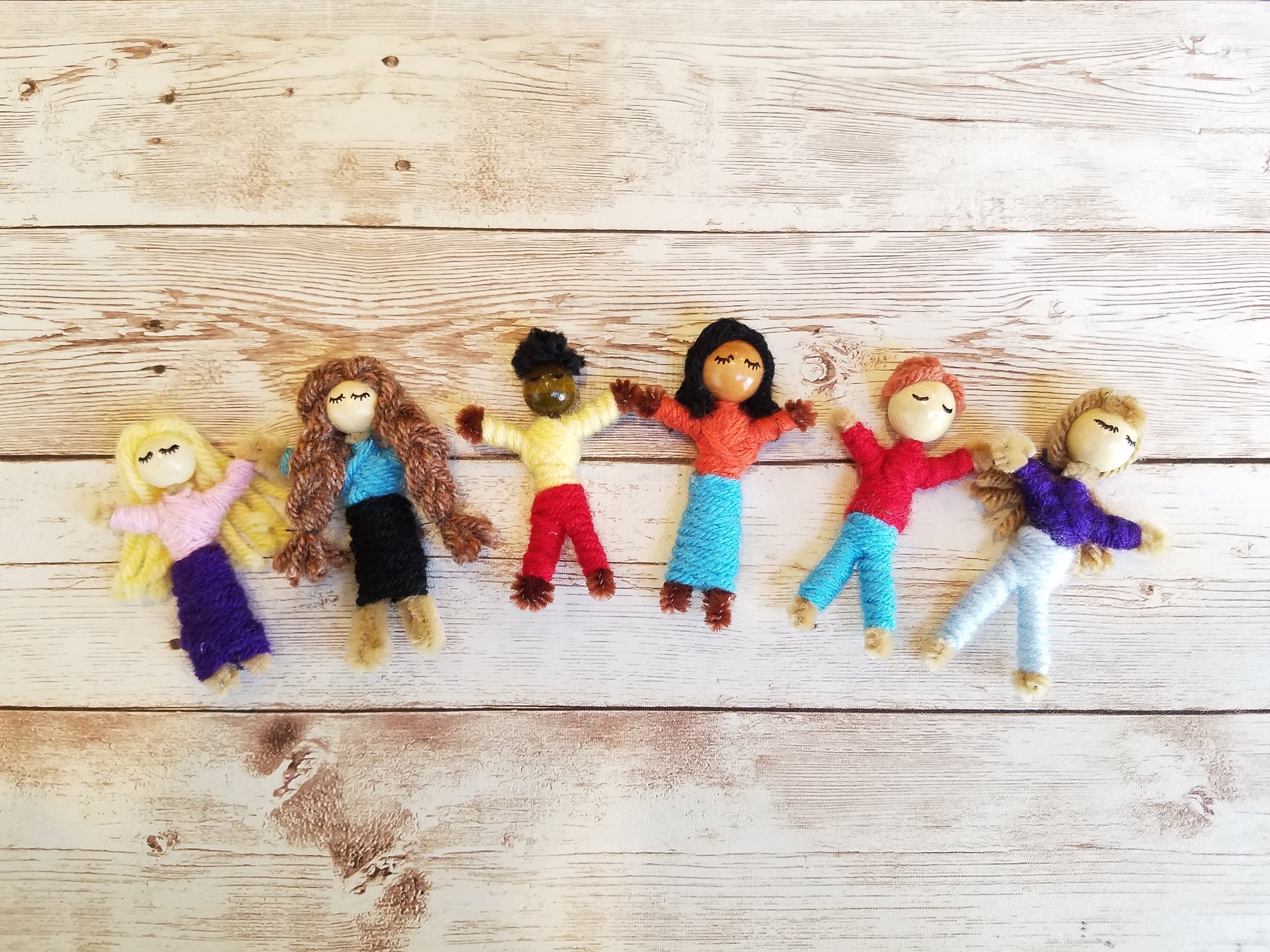 Worry Doll for Kids, Mini Handmade Girl Boy Worry Doll in Tin ...