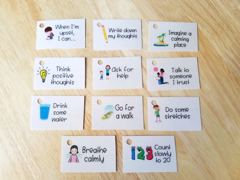 Mini Calm Down Kit for Kids Coping Skills Box Mindful - Etsy