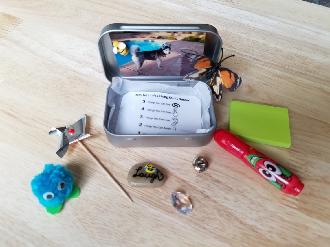 Mini Calm Down Kit for Kids Coping Skills Box Mindful - Etsy