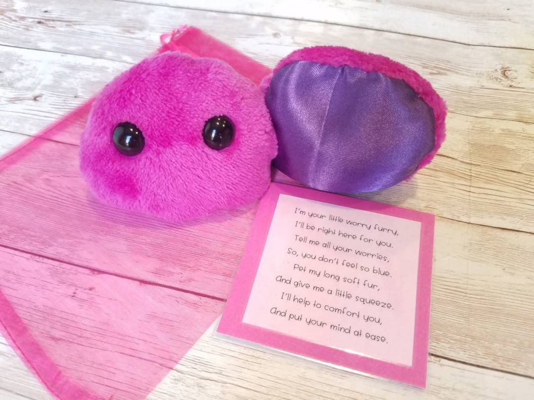 Worry Pet, Worry Furry, Worry Critter, Silk Sensory Ball, Relaxing Gift ...