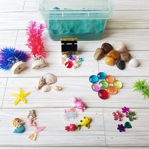 Kinetic Sand Sensory Kit, Mermaid Sea Mini Sand Play Kit, Mindfulness ...