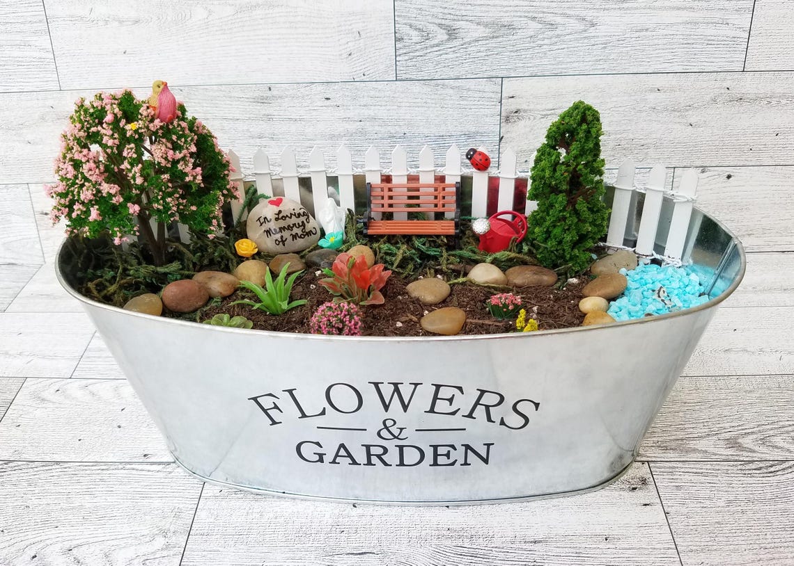 Memorial Garden Kit, Personalized Grief & Loss Gift, DIY Memory Garden ...