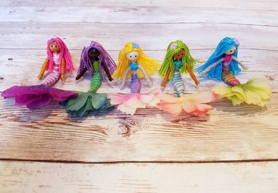 Miniature Mermaid Doll Handmade Mermaid Mermaid Decoration - Etsy