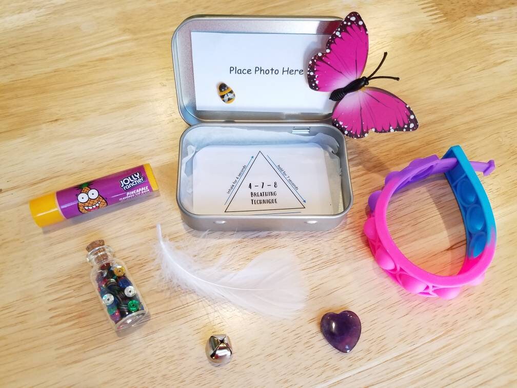 Mini Calm Down Kit for Teens Coping Skills Box Mindful - Etsy
