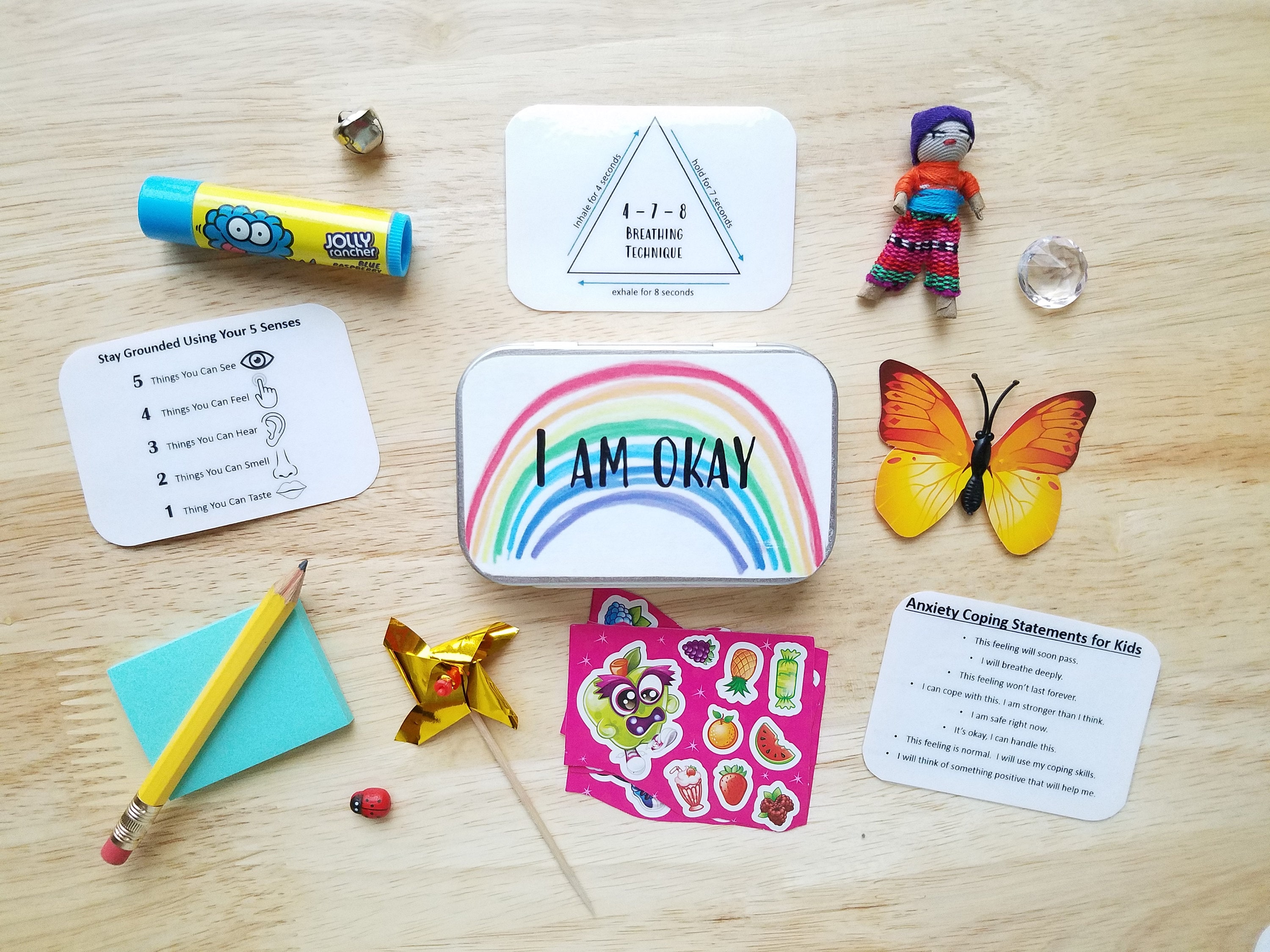 Toys & Games Coping Skills Box Self-Care Gift Mini Calm Down Kit for ...