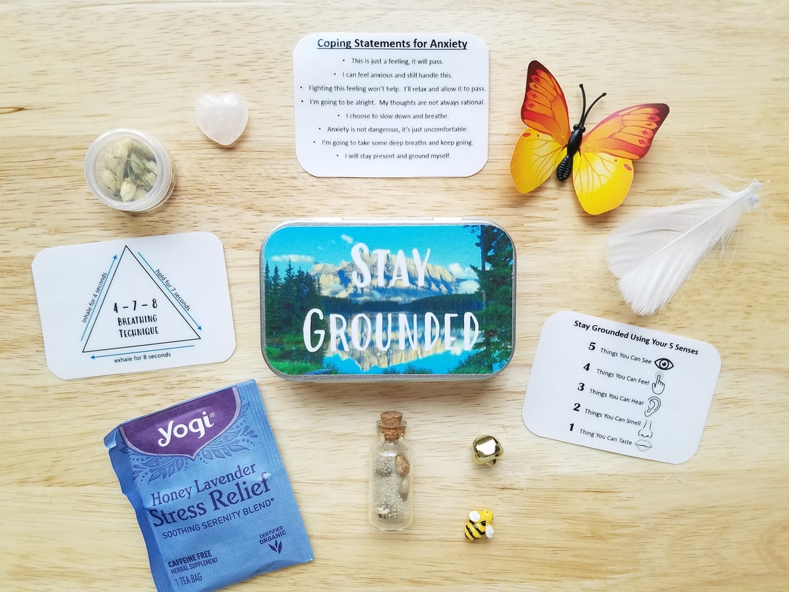 Mini Calm Down Kit Coping Skills Toolbox Mindful Grounding - Etsy