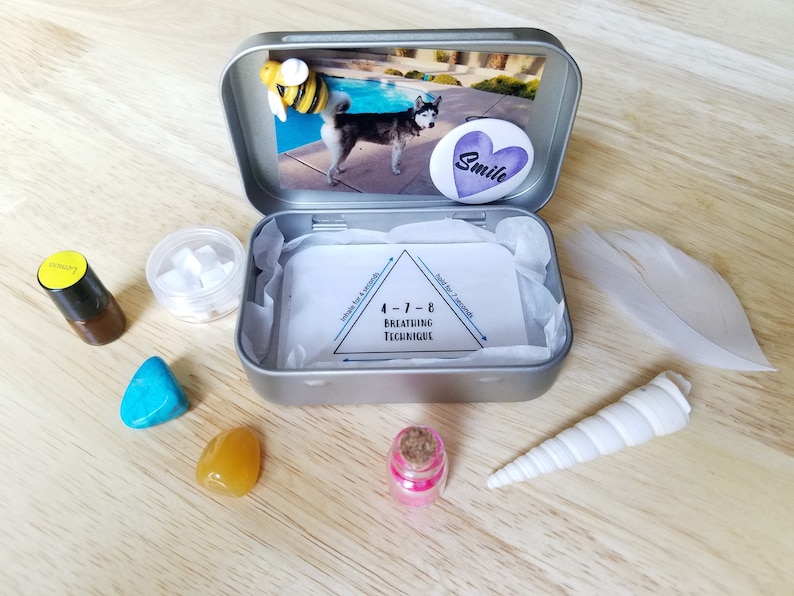 Mini Calm Down Kit Coping Skills Toolbox Mindful Grounding | Etsy