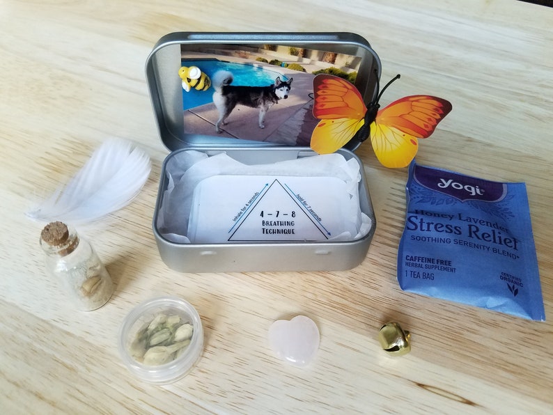 Mini Calm Down Kit Coping Skills Toolbox Mindful Grounding | Etsy