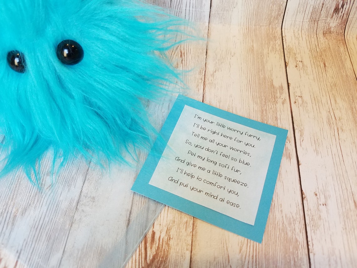 Worry Pet Worry Furry Worry Critter Sensory Ball Anxiety | Etsy