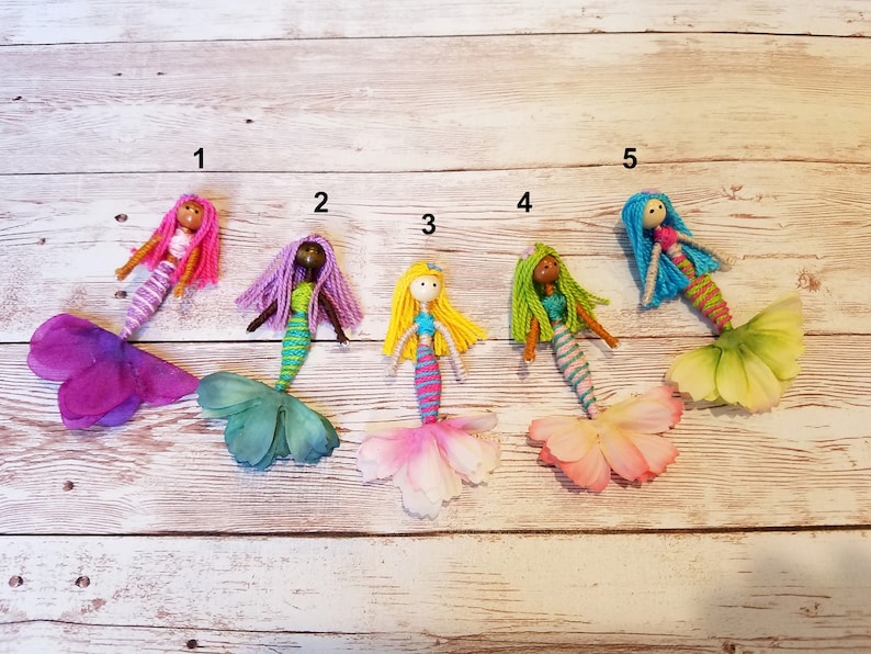 Miniature Mermaid Doll Handmade Mermaid Mermaid Decoration - Etsy