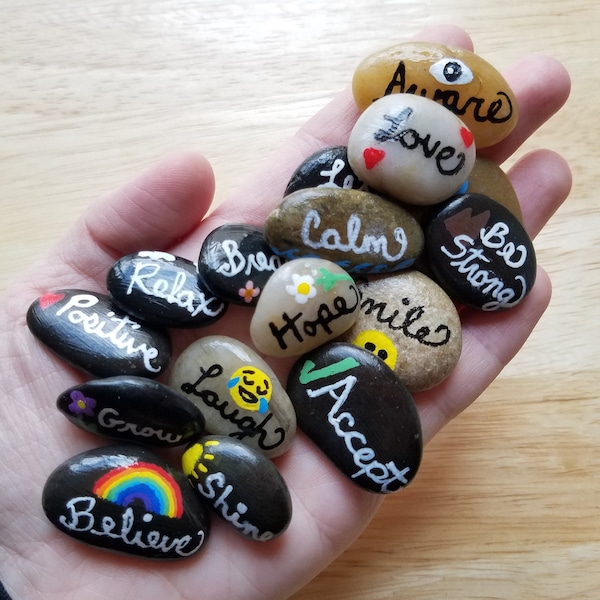 Inspirational Rocks - Etsy