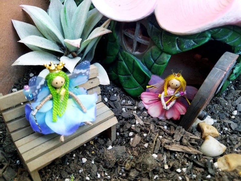 Fairy Doll Mini Handmade Fairy Doll Miniature Fairy Fairy - Etsy
