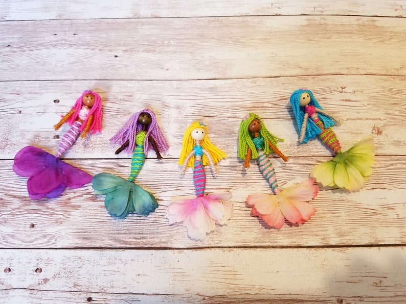 Miniature Mermaid Doll Handmade Mermaid Mermaid Decoration - Etsy