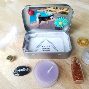 Mini Calm Down Kit, Coping Skills Toolbox, Mindful Grounding Technique ...