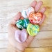 Worry Stones, Pocket Stones, Polymer Clay Stone, Heart Stones, Worry ...