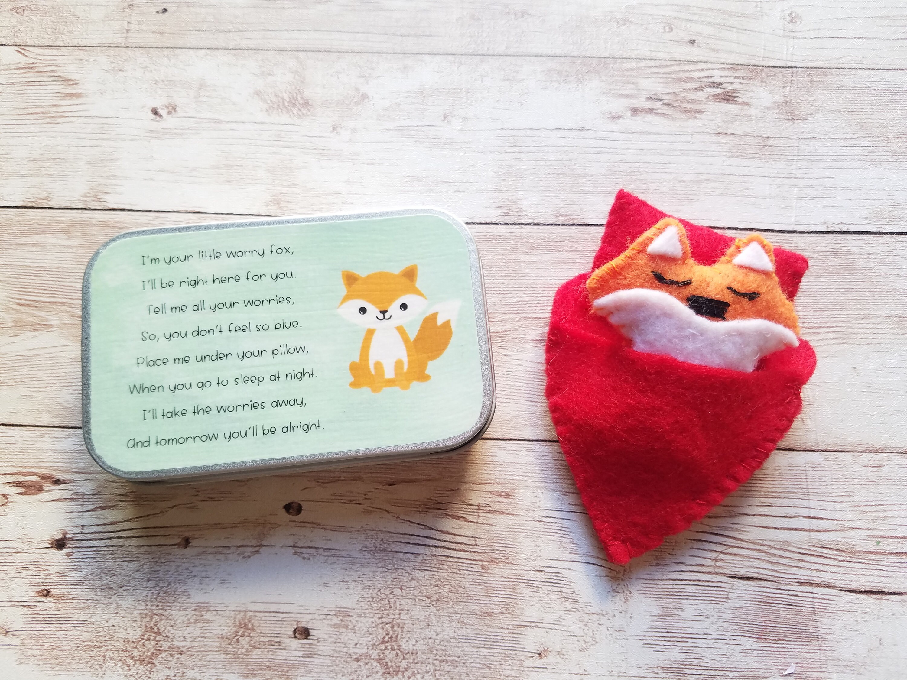 Pocket Pets Worry Pets Tiny Pocket Felt Animals Pocket - Etsy