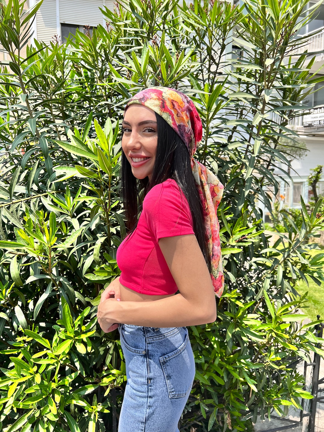 Lycra Head Cover Slip on Head Turban, Beach Turban,scarf,fashion Turban ...