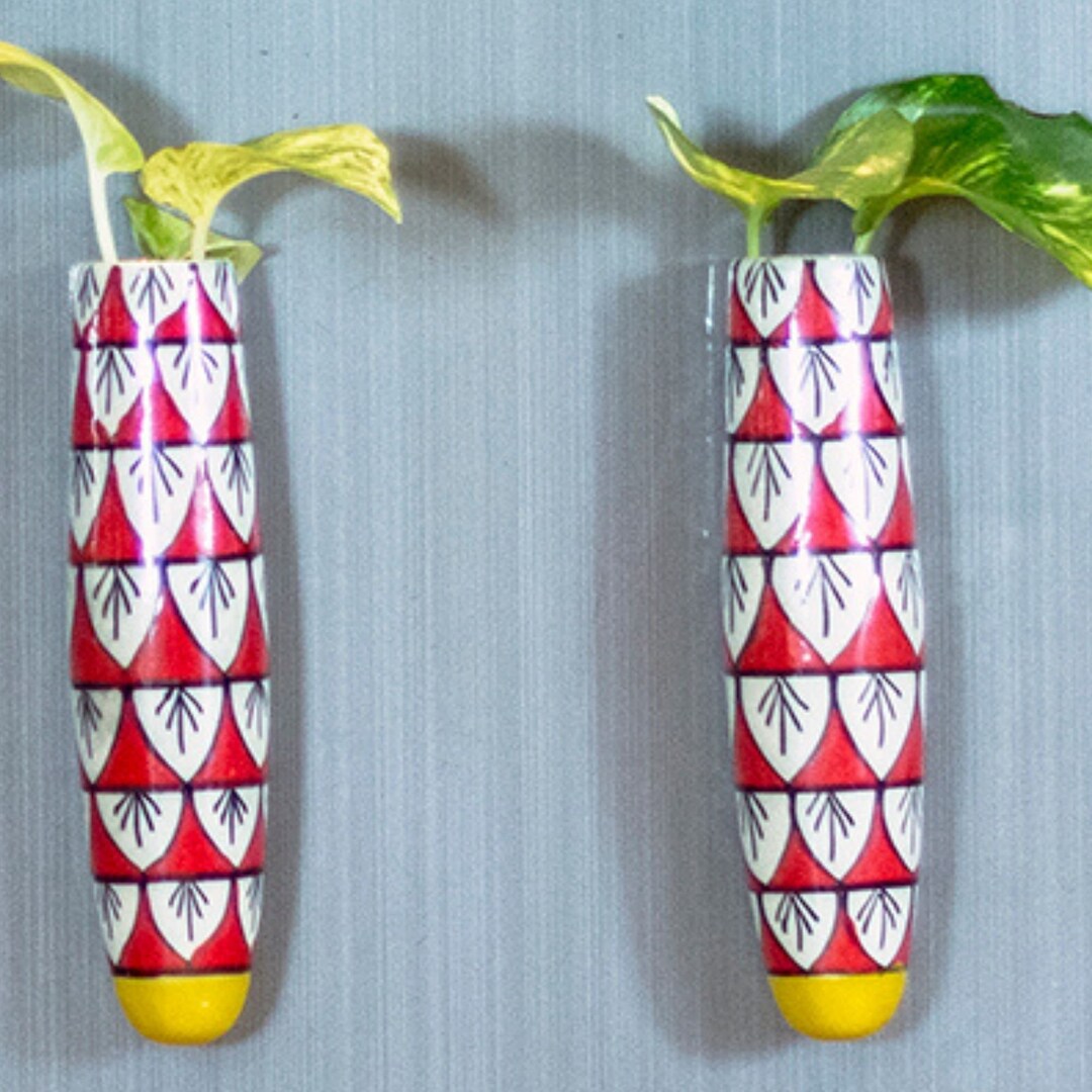 Magnetic Vase for Fridge, Magnetic Ceramic Planter for Fridge, Fridge ...