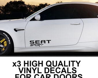 Seat Sport Stickers | Etsy