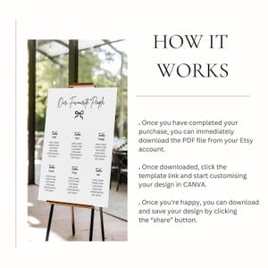 Minimalist Wedding Seating Chart Template Modern Wedding Seating Plan ...