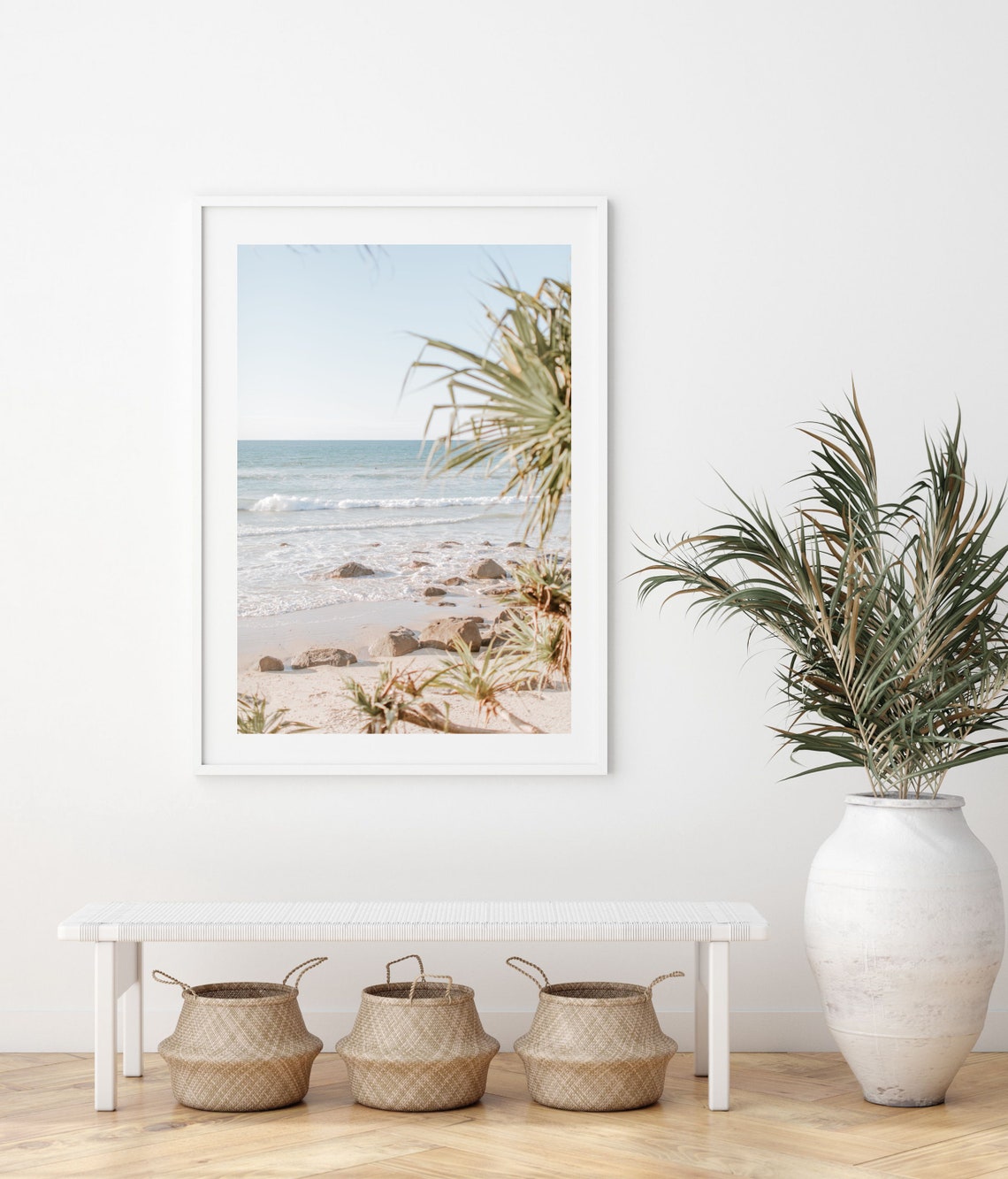 Coastal Wall Art Coastal Beach Wall Prints Pastel Beach Print Set for ...