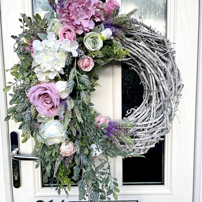 Wicker Wreath - Etsy