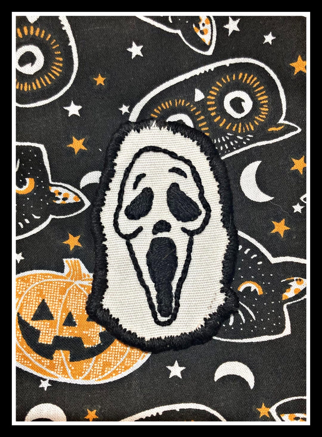 Ghost Face Scream Patch - Etsy