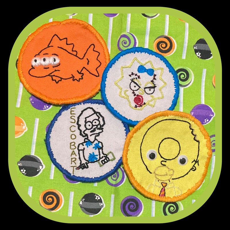 Simpsons Patch - Etsy