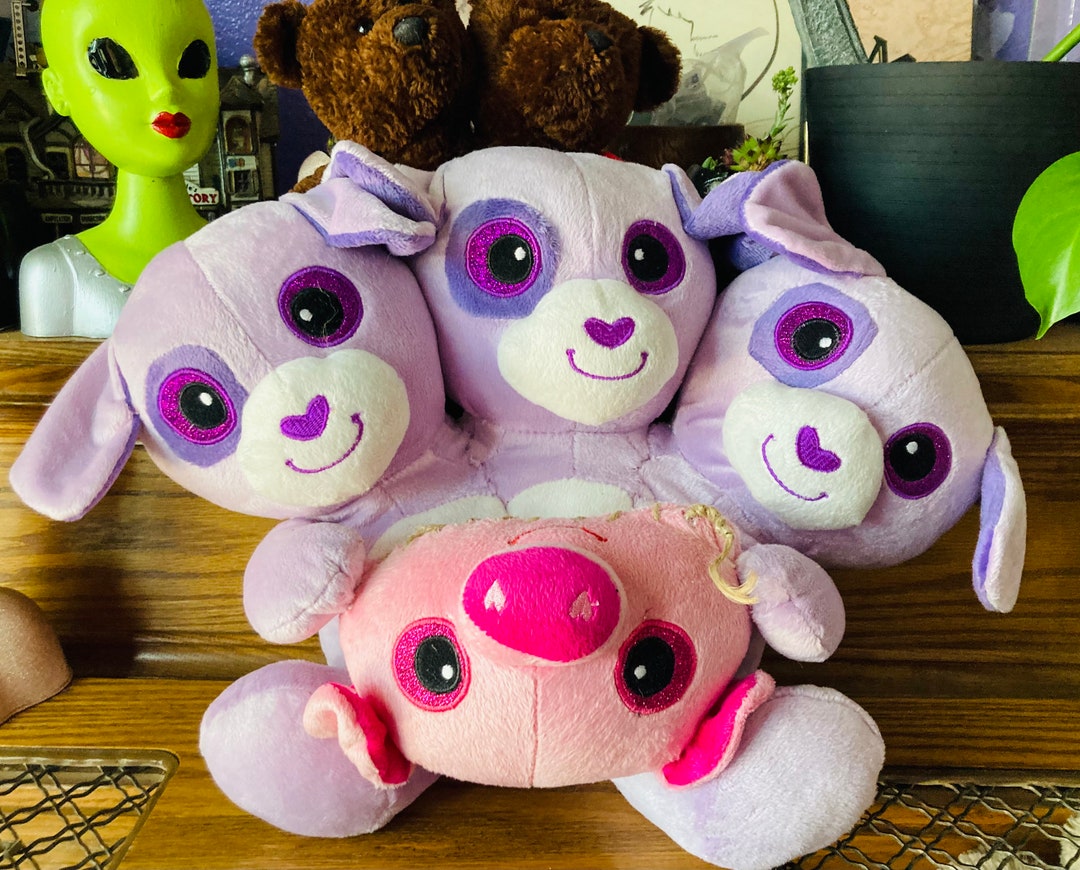 Three Headed Doggo Holding Pig Head - Etsy
