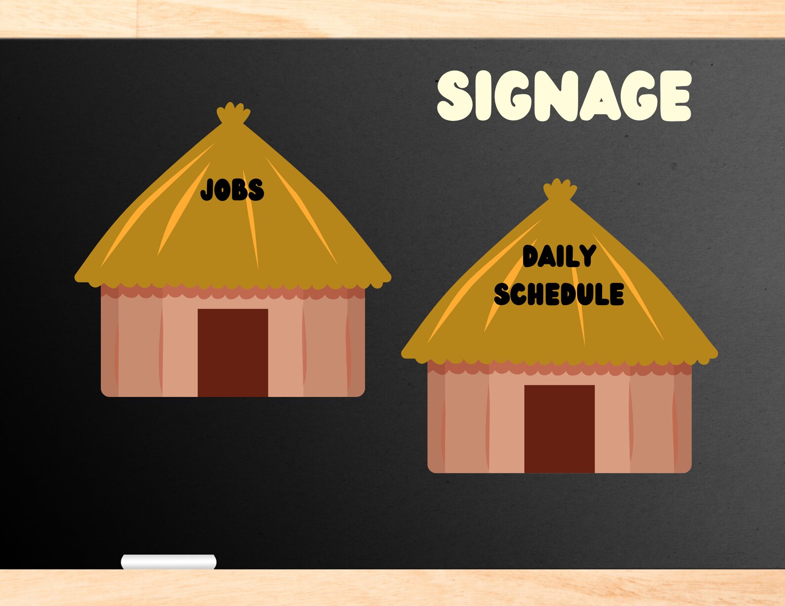 Jungle Theme Classroom Decor- Canva Template- Editable - Etsy